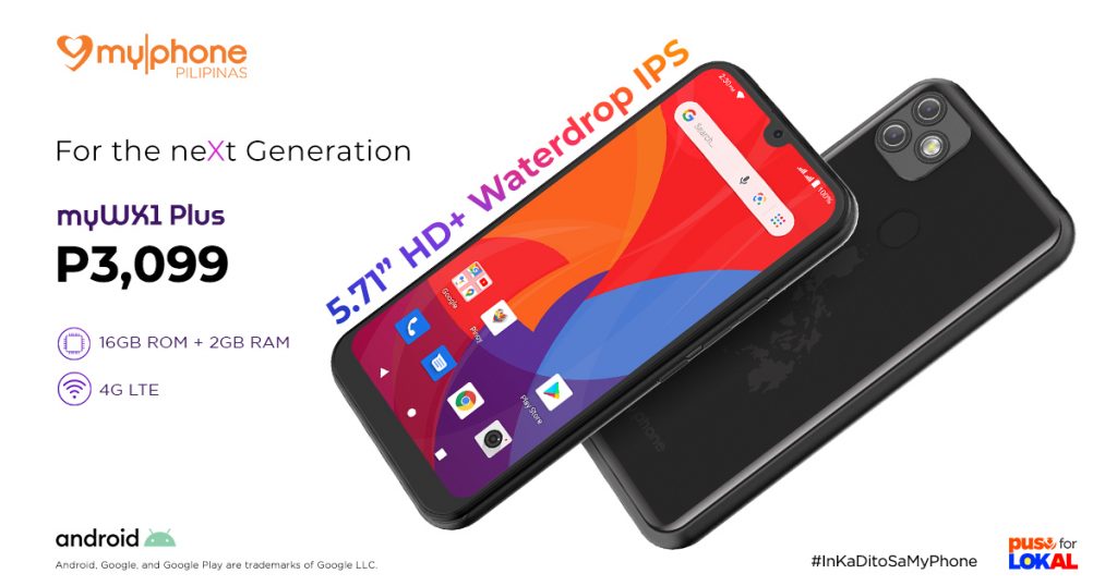 MyPhone releases first model among upcoming ‘waterdrop series’ – MyPhone