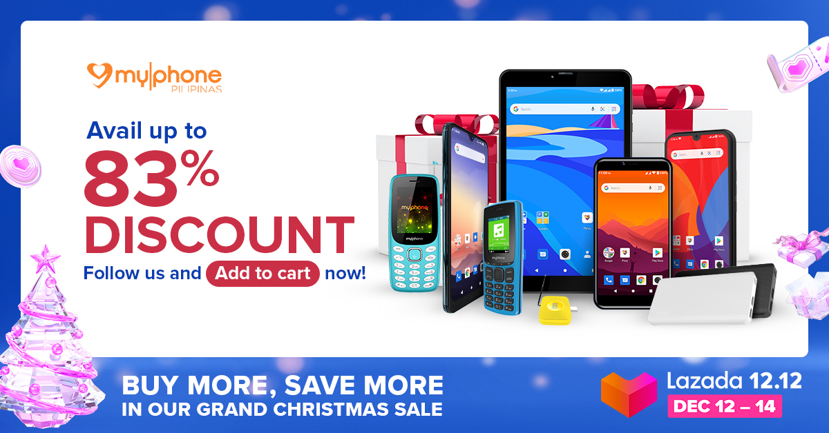 MyPhone 12.12 Christmas Sale up to 83% OFF on Shopee and Lazada! – MyPhone