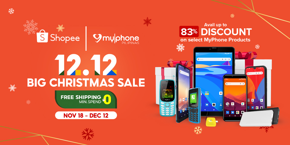 MyPhone 12.12 Christmas Sale up to 83% OFF on Shopee and Lazada! – MyPhone