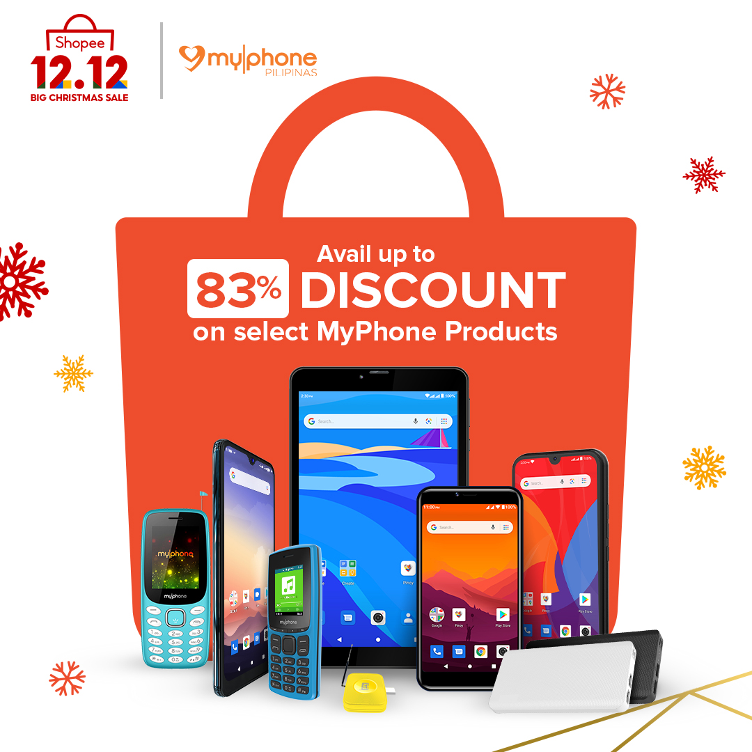 MyPhone 12.12 Christmas Sale up to 83% OFF on Shopee and Lazada! – MyPhone